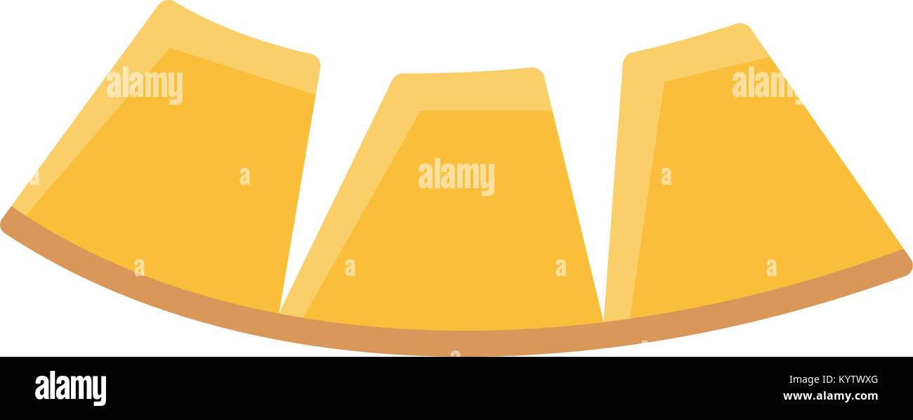Flat design icon of Melon in ui colors. Vector illustration Stock ...