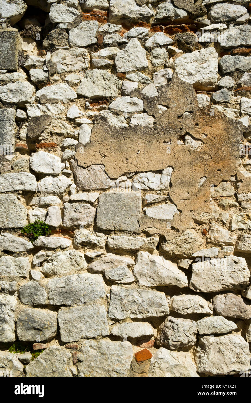 Repaired rubble walls hi-res stock photography and images - Alamy