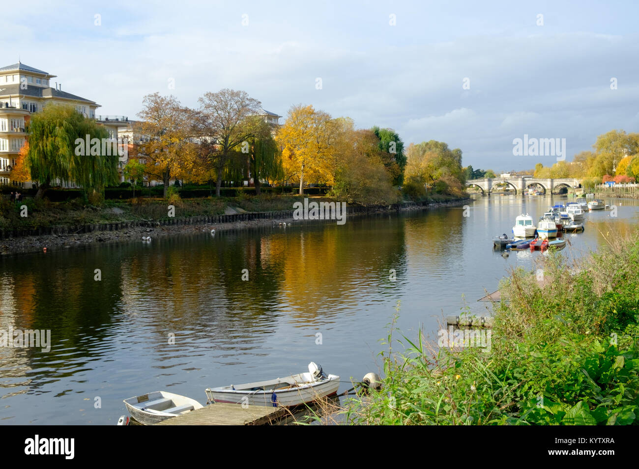 Richmond park london river hi-res stock photography and images - Alamy