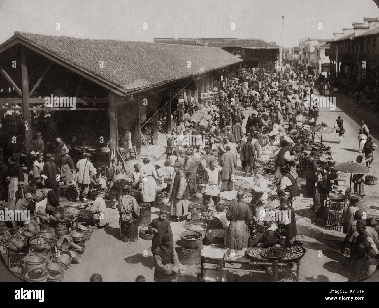19th century street market scene hi-res stock photography and images ...