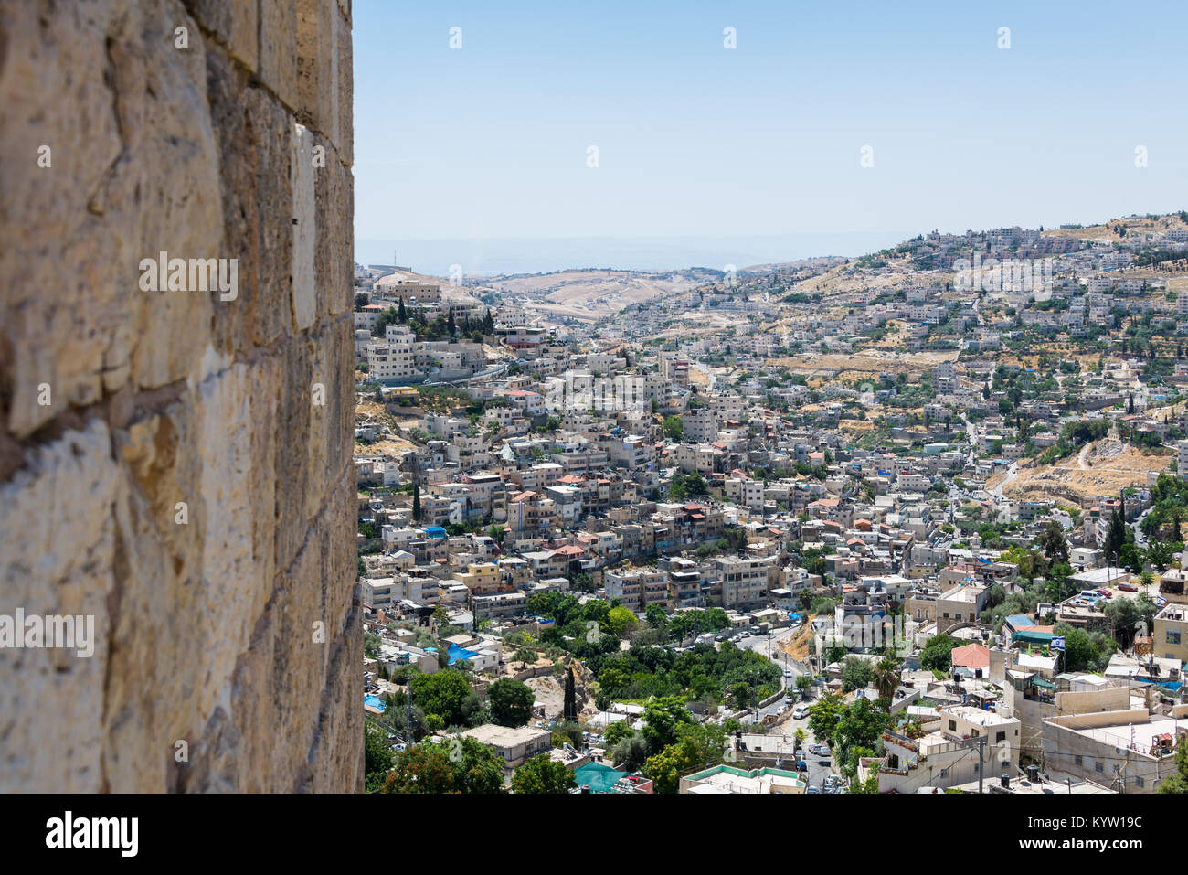 At the Ramparts Walk in Jerusalem, Israel Stock Photo - Alamy