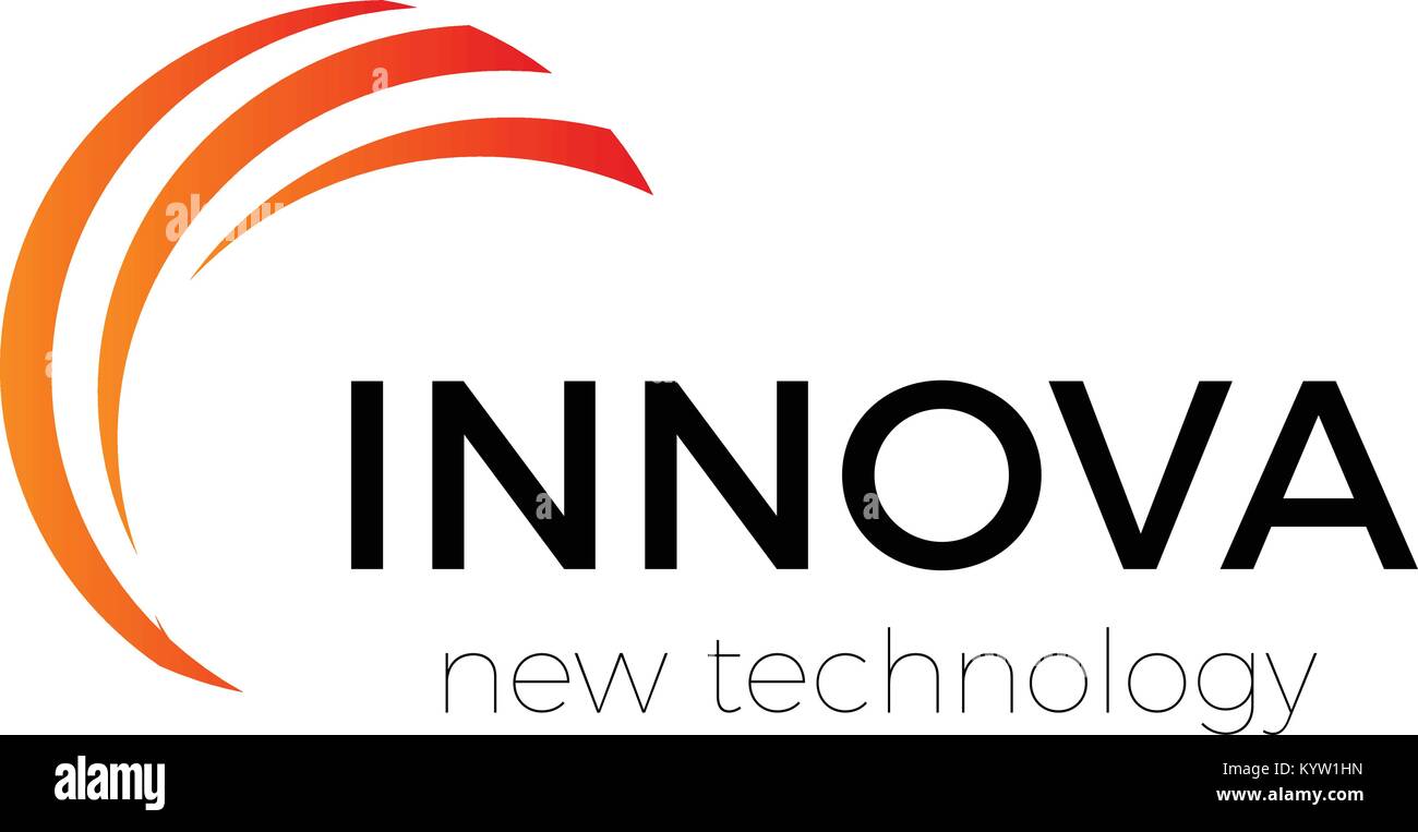 Innovation technology company abstract vector logo template Stock ...