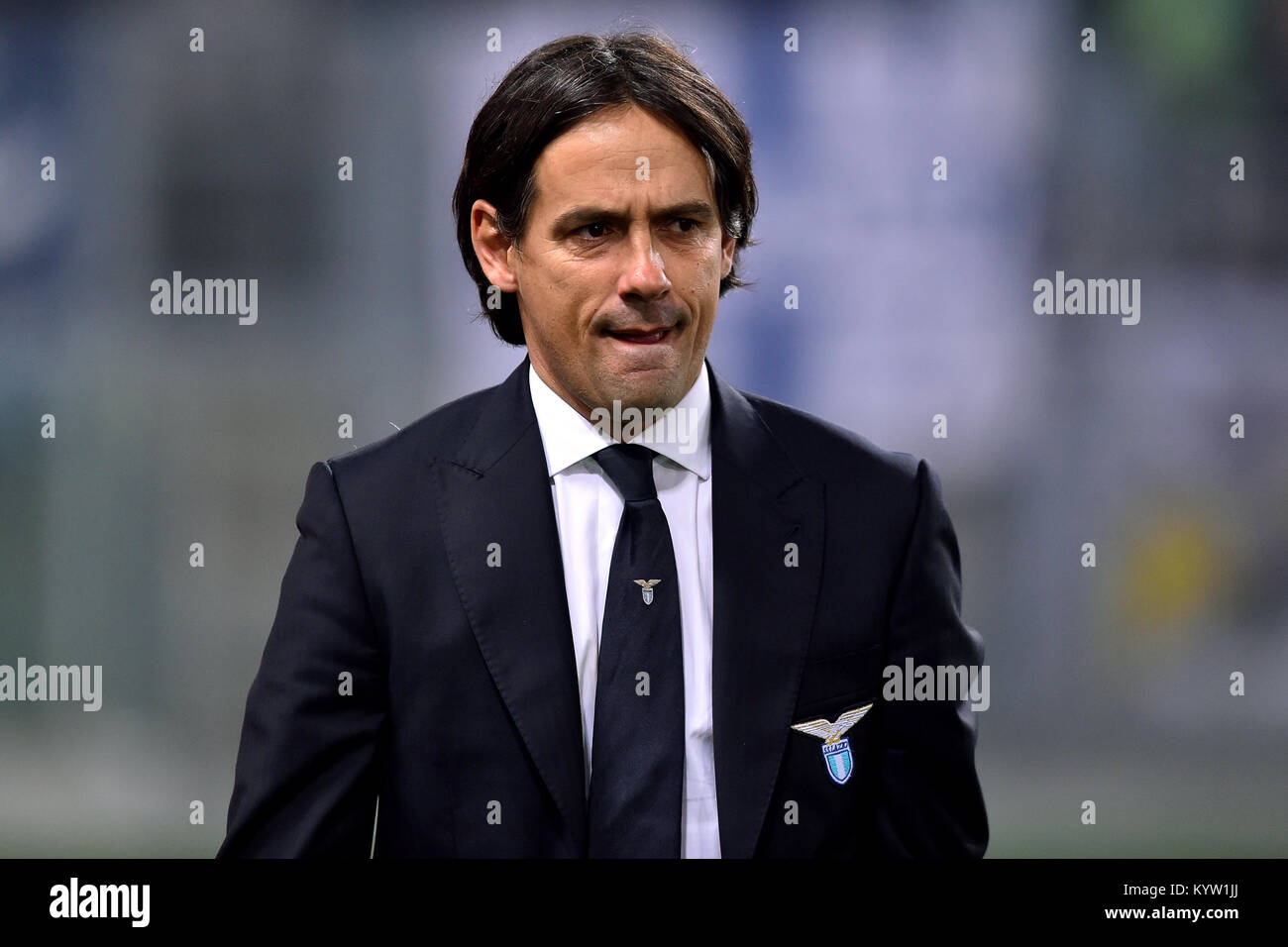 Simone Inzaghi Lazio Roma 26-12-2017 Stadio Olimpico Football Calcio ...