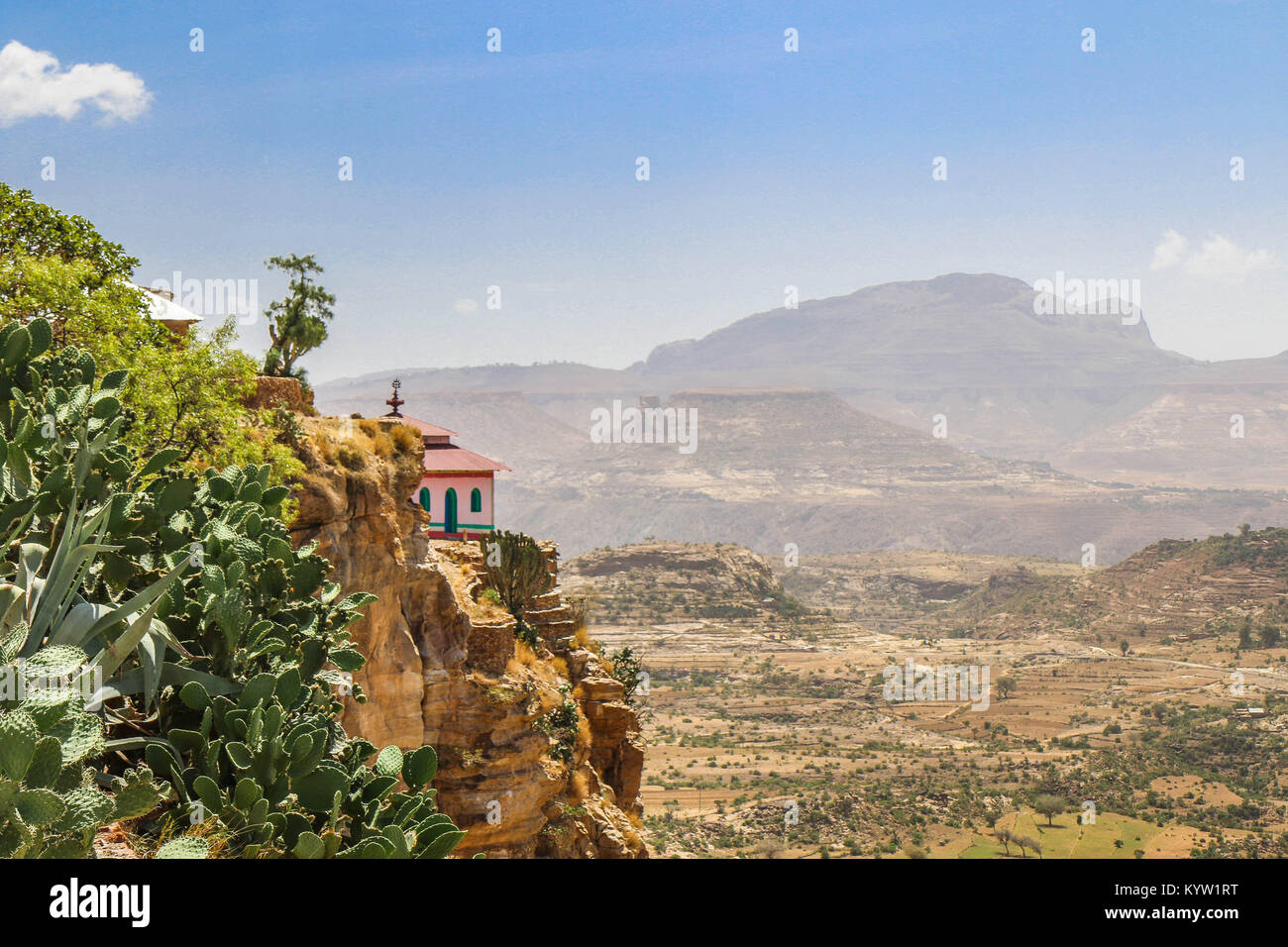 Debre Damo is a 6th century monastery in northern Ethiopia, close to ...