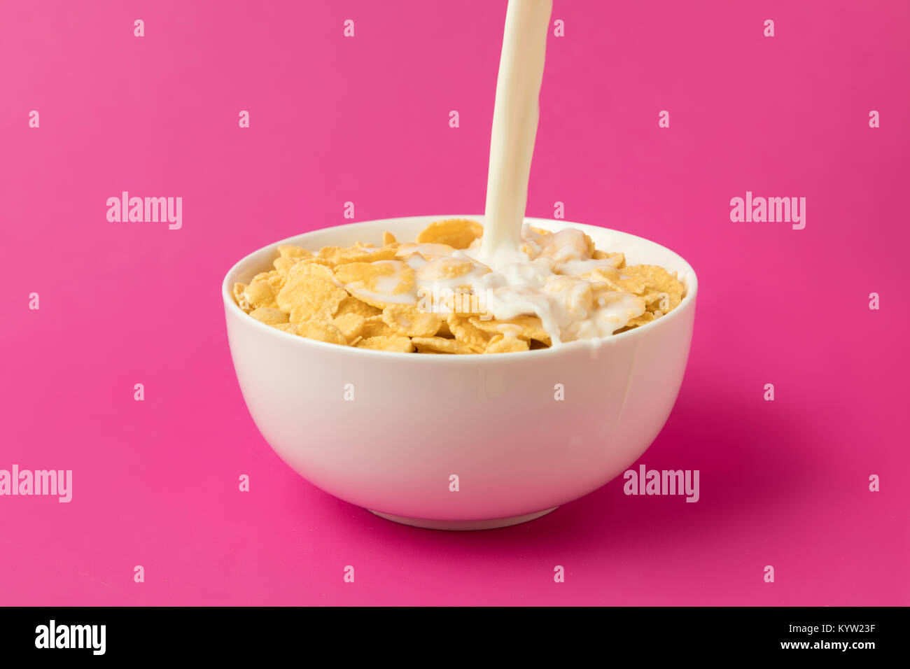 Close up pouring fresh milk hi-res stock photography and images - Alamy