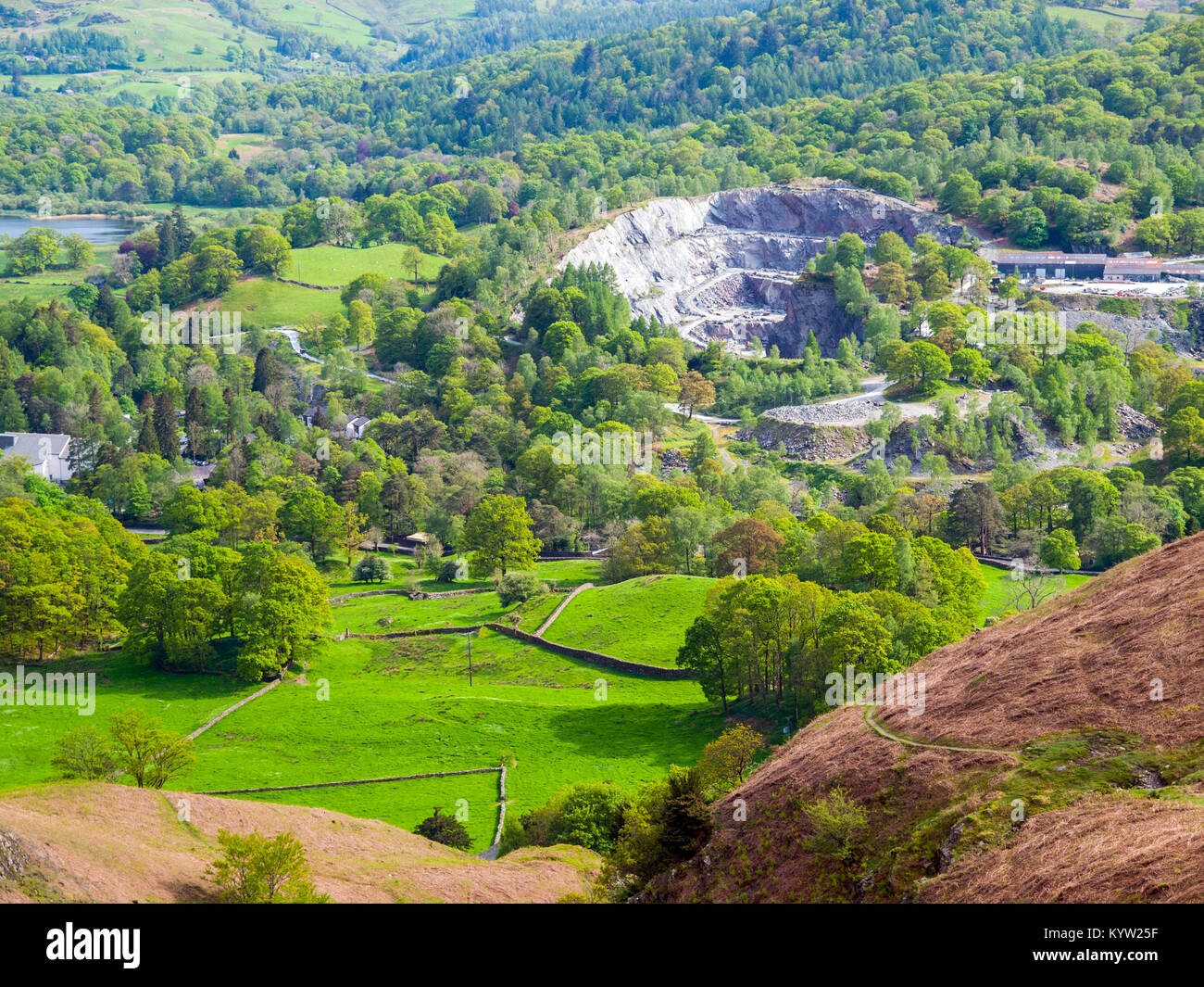 Slate quarries hi-res stock photography and images - Alamy
