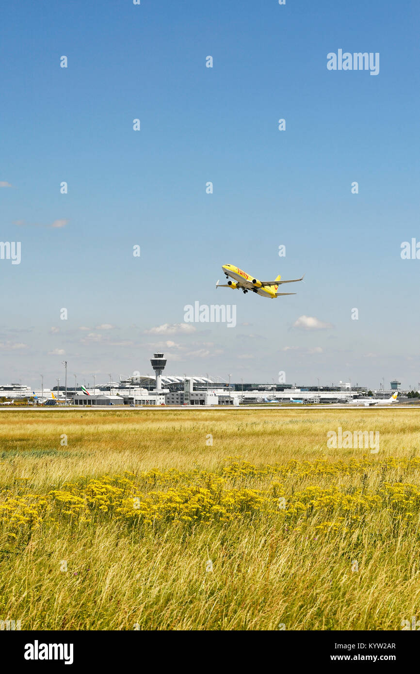 TUI, TUIfly, Boeing, B 737-800, start, take of, aircraft, airplane ...