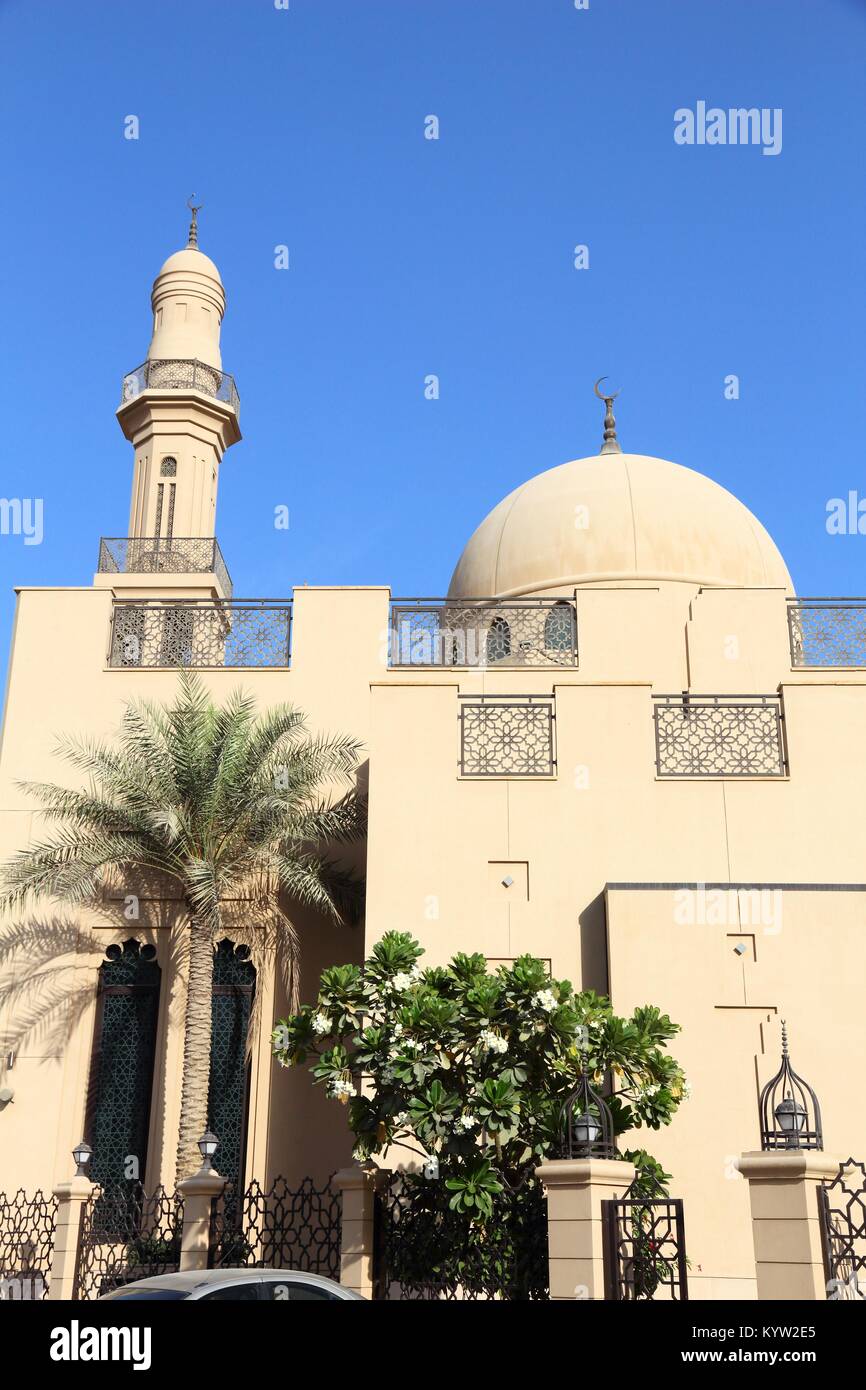 Mosque in Dubai, United Arab Emirates. Middle East architecture Stock ...