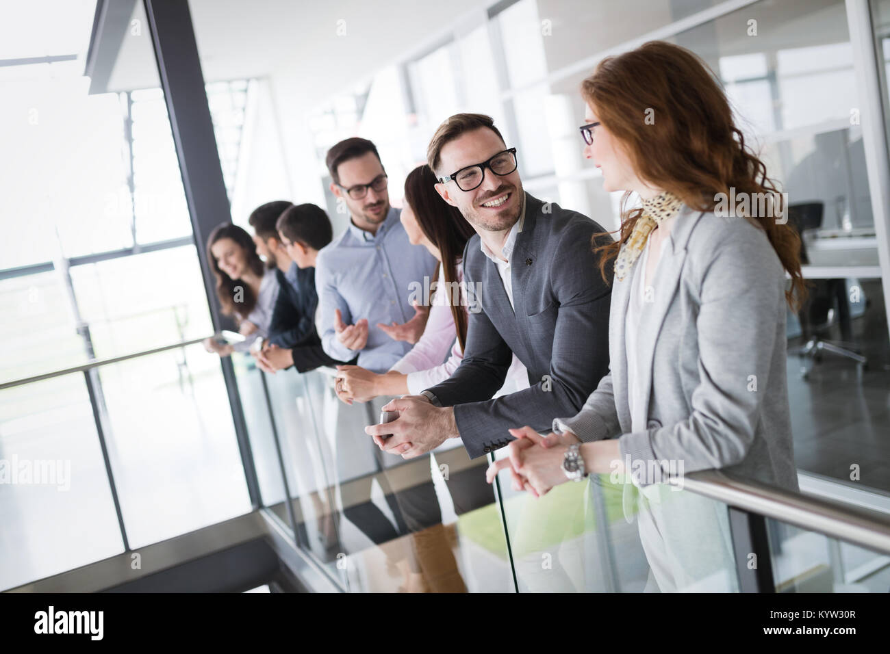 Business people having fun in office Stock Photo - Alamy