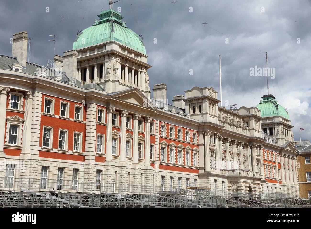 London, UK - Admiralty House and rain clouds Stock Photo - Alamy