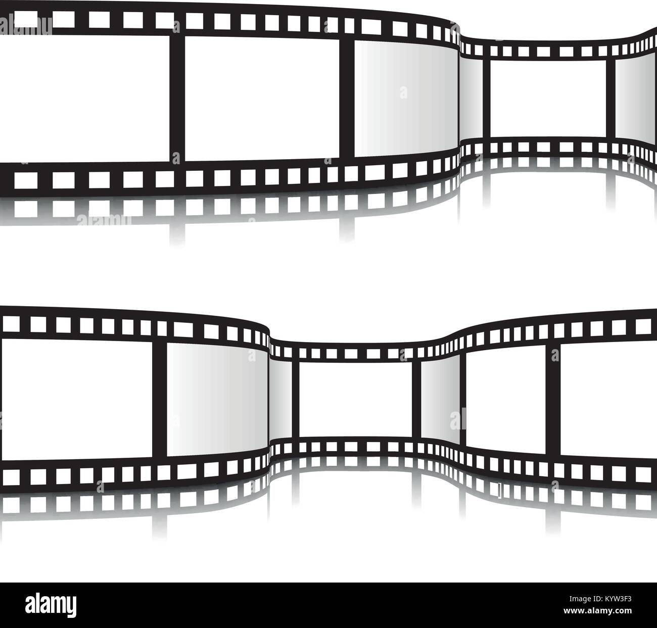 Film roll strip vintage Stock Vector Images - Alamy