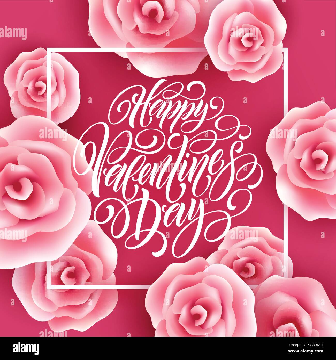 Love you rose Stock Vector Images - Alamy