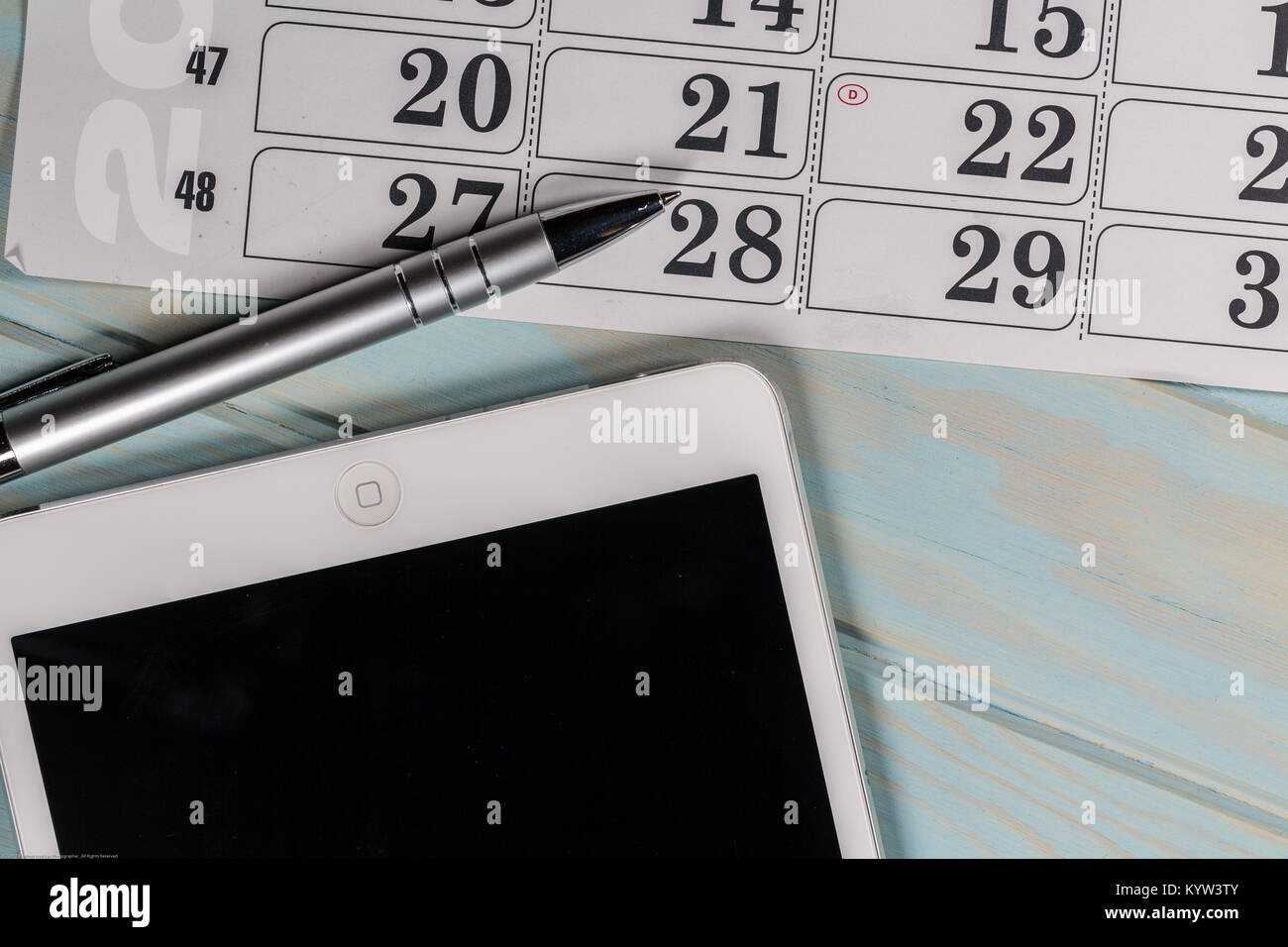 Computer calendar hi-res stock photography and images - Alamy
