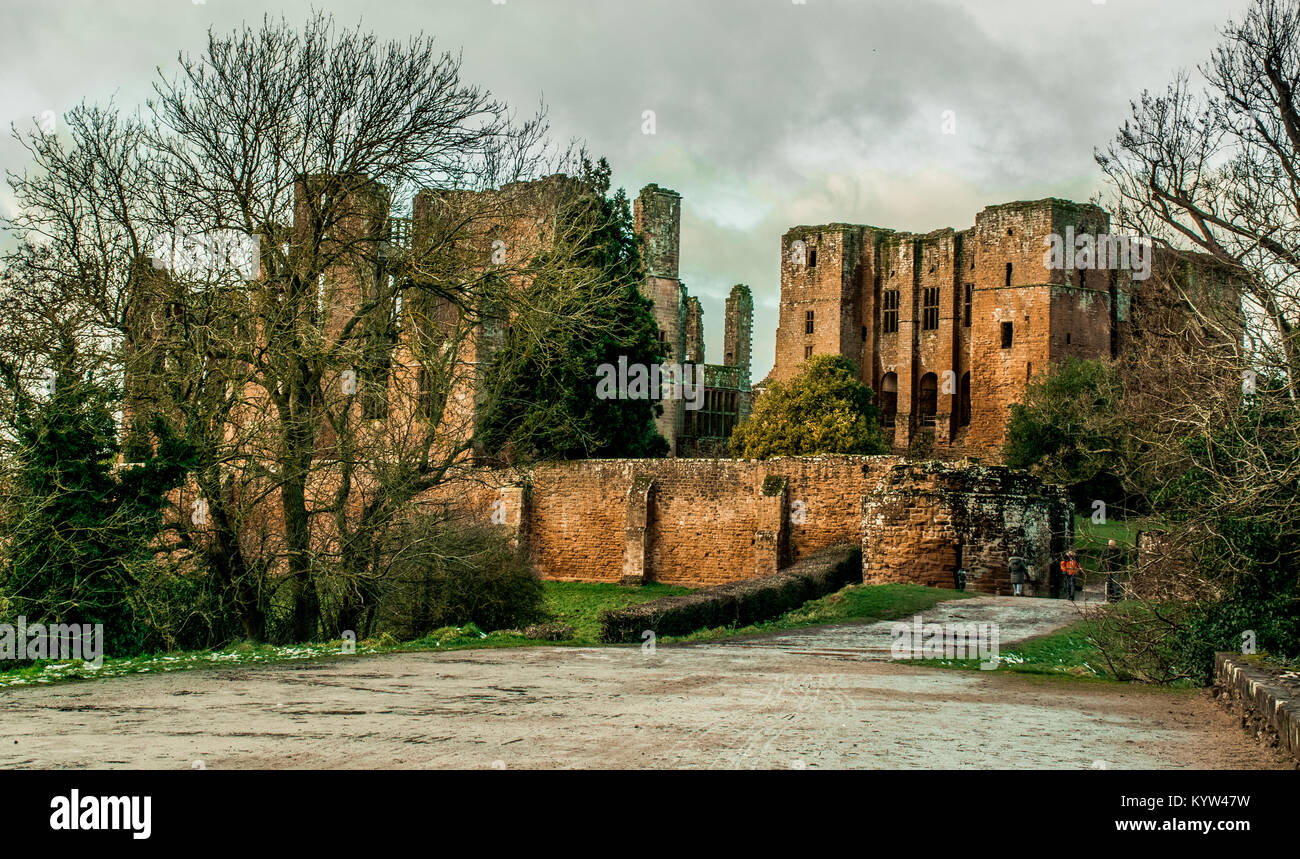 Historic castle in England Stock Photo - Alamy
