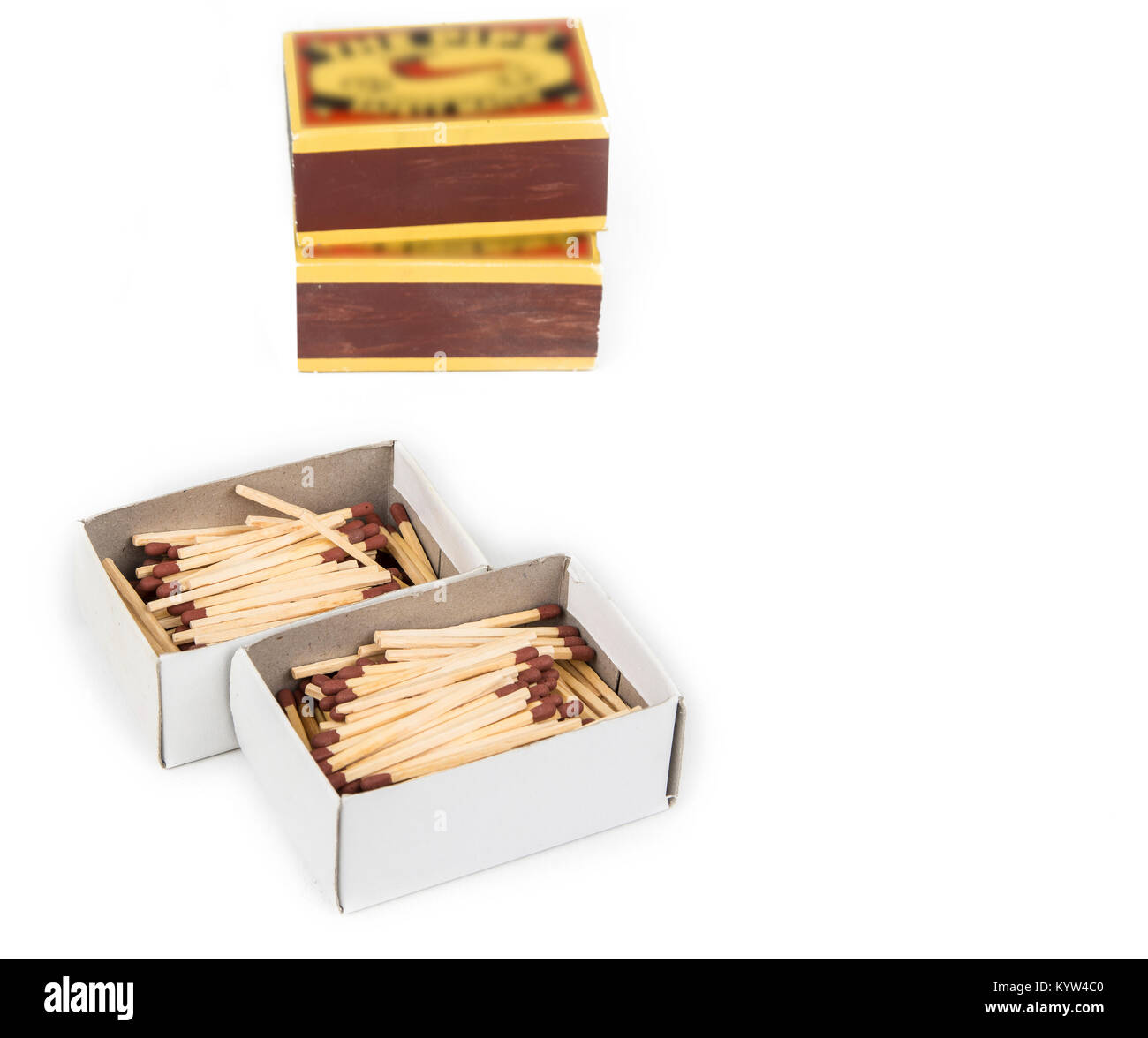 Match sticks with brown heads in stacks . Matches texture background ...