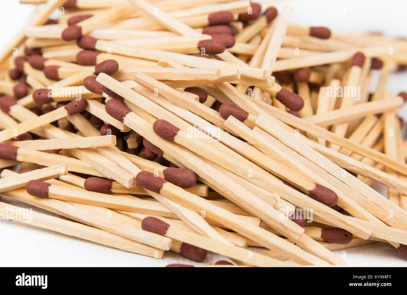 Match sticks with brown heads in stacks . Matches texture background ...