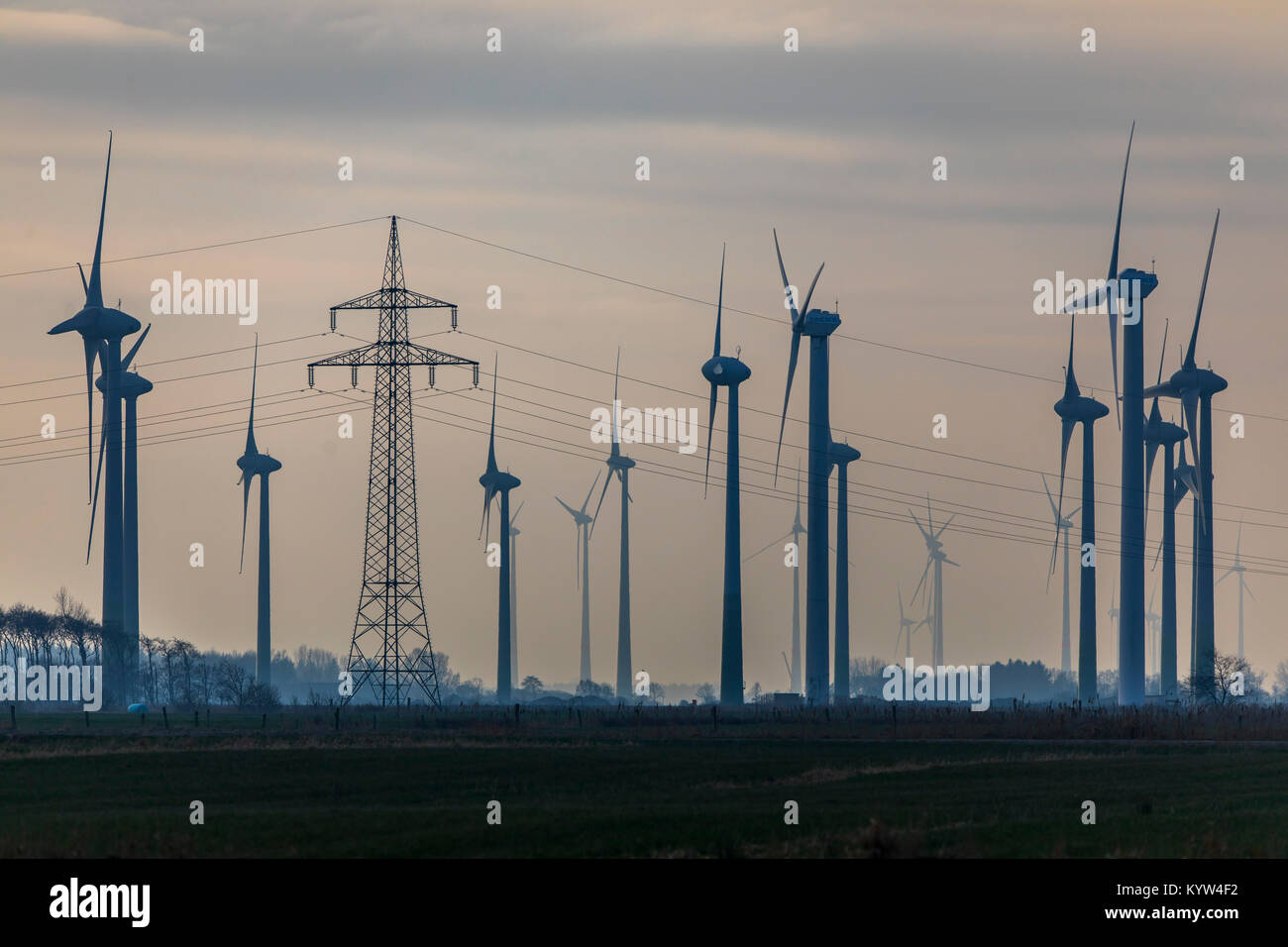 Power plant wind turbine germany hi-res stock photography and images ...