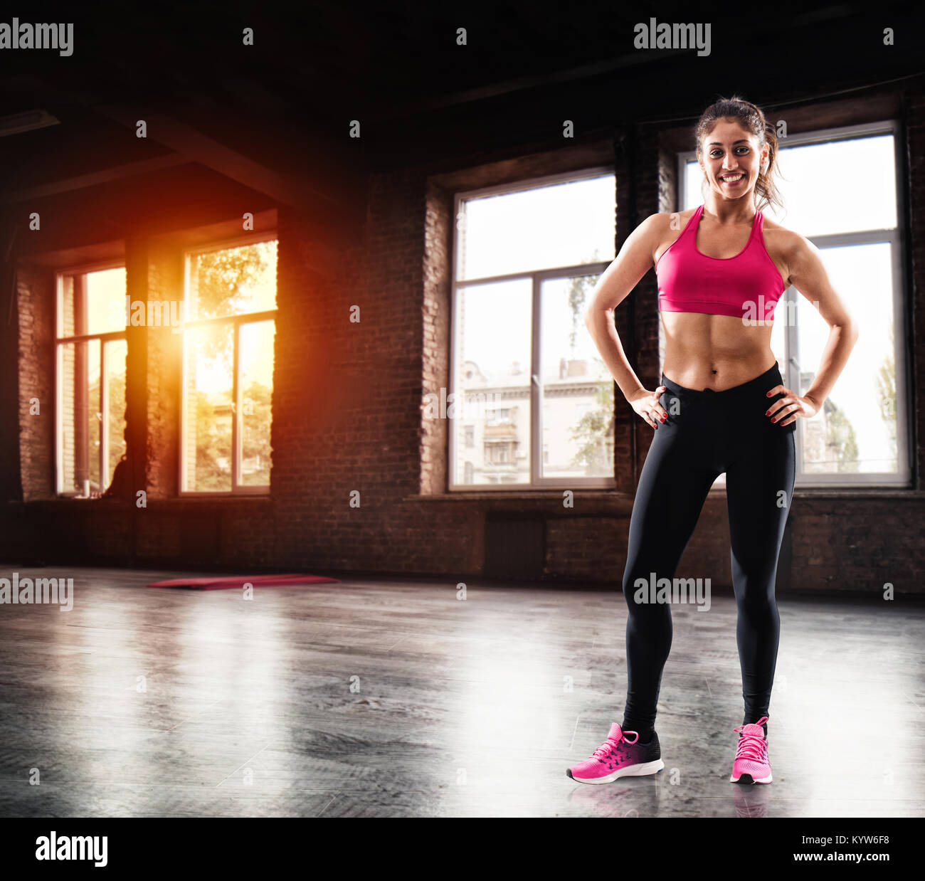 Female fitness motivation hi-res stock photography and images - Alamy