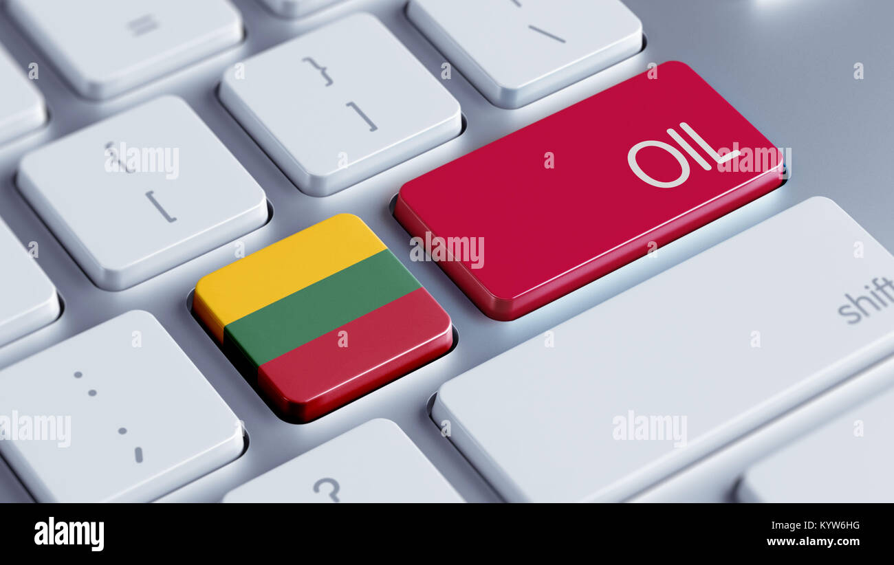 Lithuania High Resolution Oil Concept Stock Photo - Alamy
