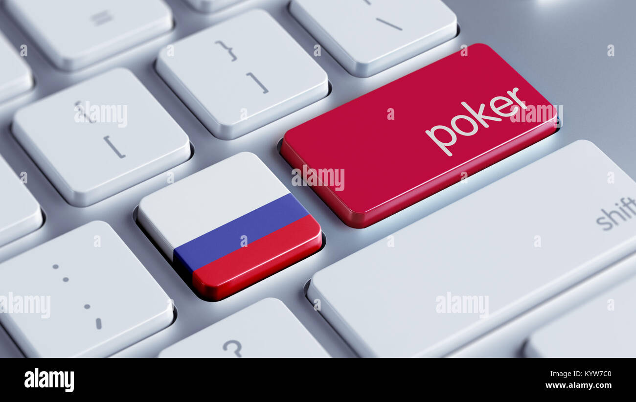 Russia High Resolution Poker Concept Stock Photo - Alamy