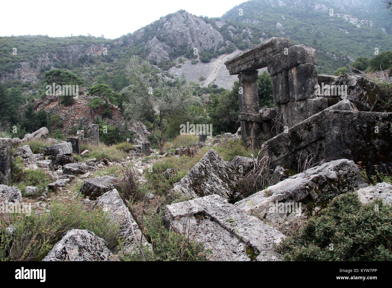 Pinara ruins hi-res stock photography and images - Alamy