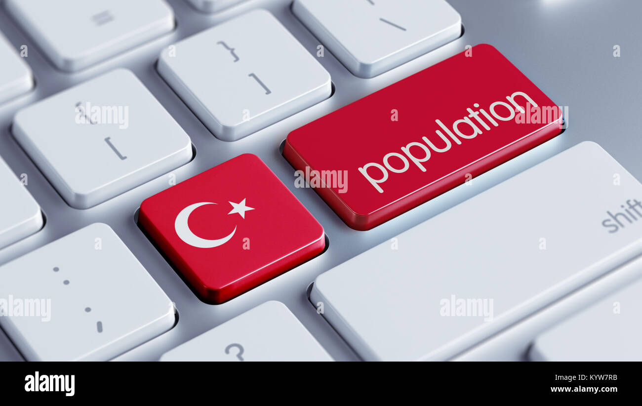 Turkey High Resolution Population Concept Stock Photo - Alamy