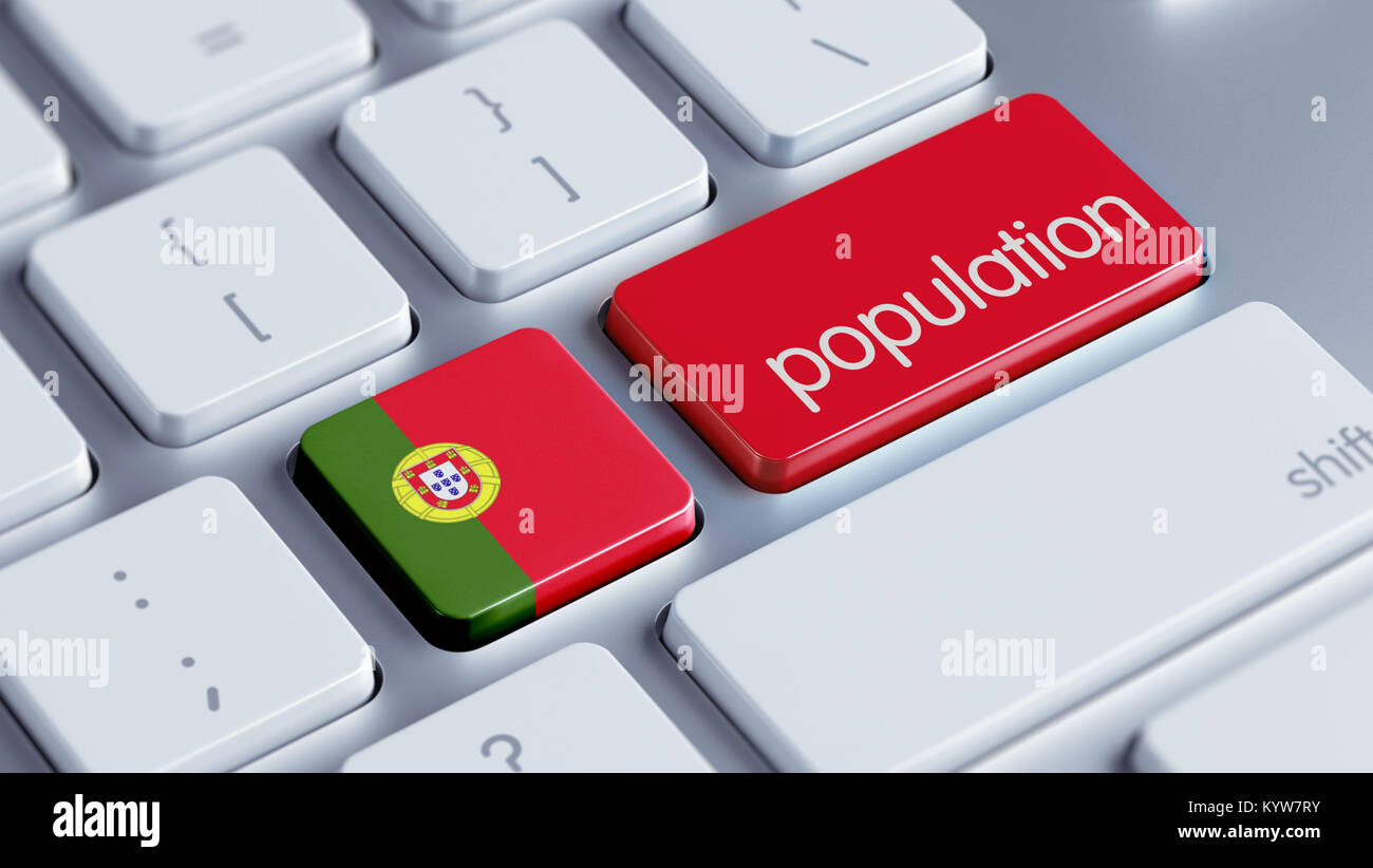 Portugal High Resolution Population Concept Stock Photo - Alamy