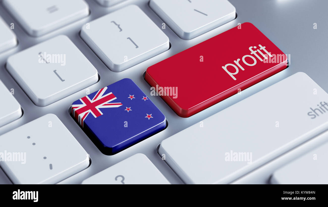 New Zealand High Resolution Profit Concept Stock Photo - Alamy