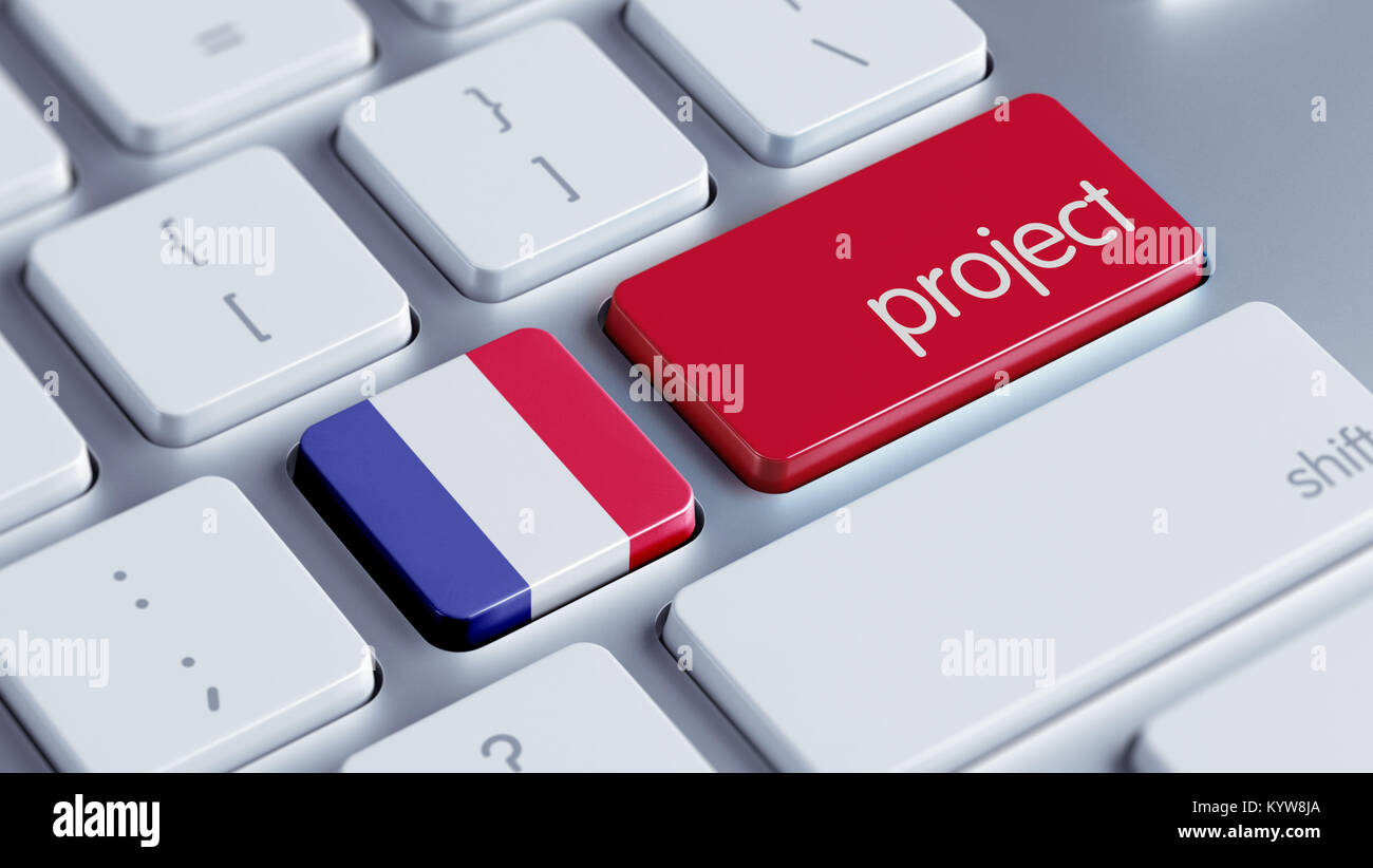 France High Resolution Project Concept Stock Photo - Alamy
