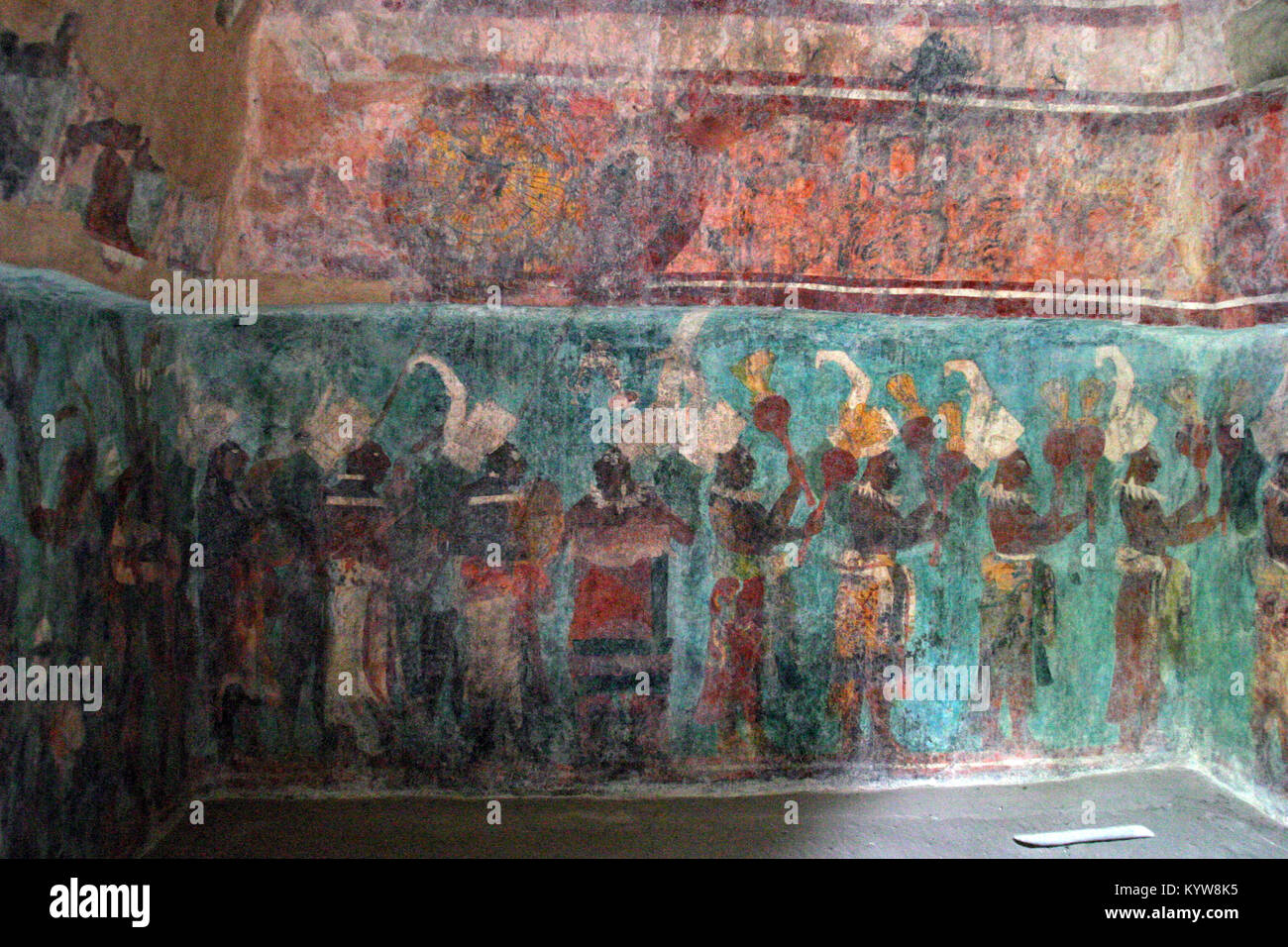 Bonampak mural hi-res stock photography and images - Alamy