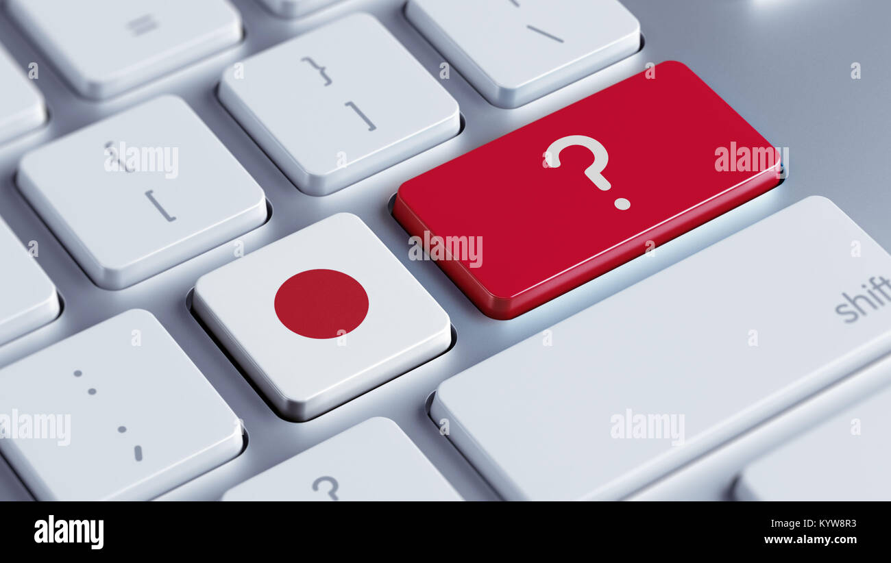 Japan High Resolution Question Mark Concept Stock Photo - Alamy