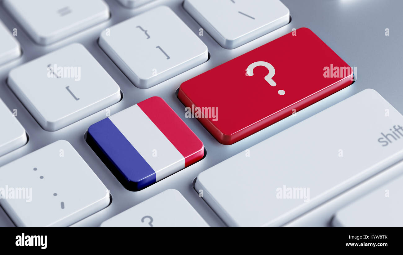 France High Resolution Question Mark Concept Stock Photo - Alamy
