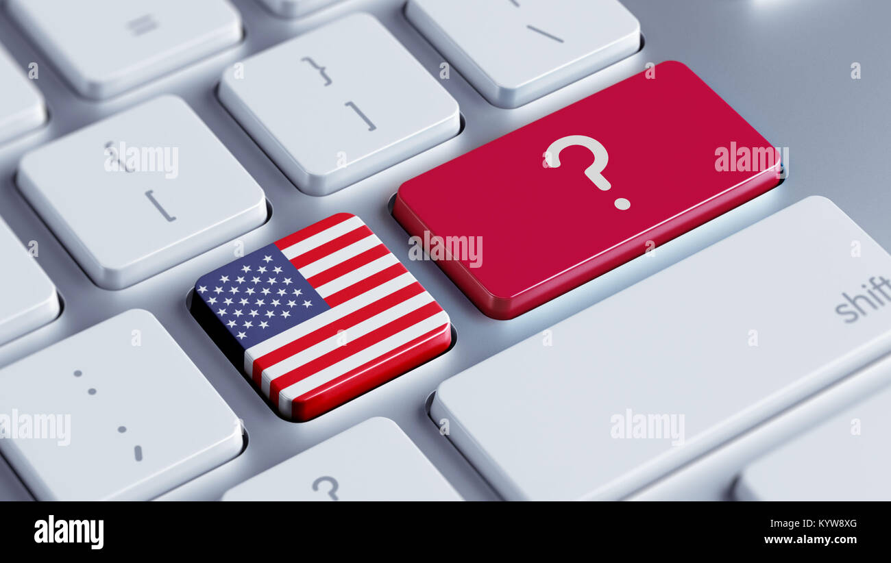 United States High Resolution Question Mark Concept Stock Photo - Alamy