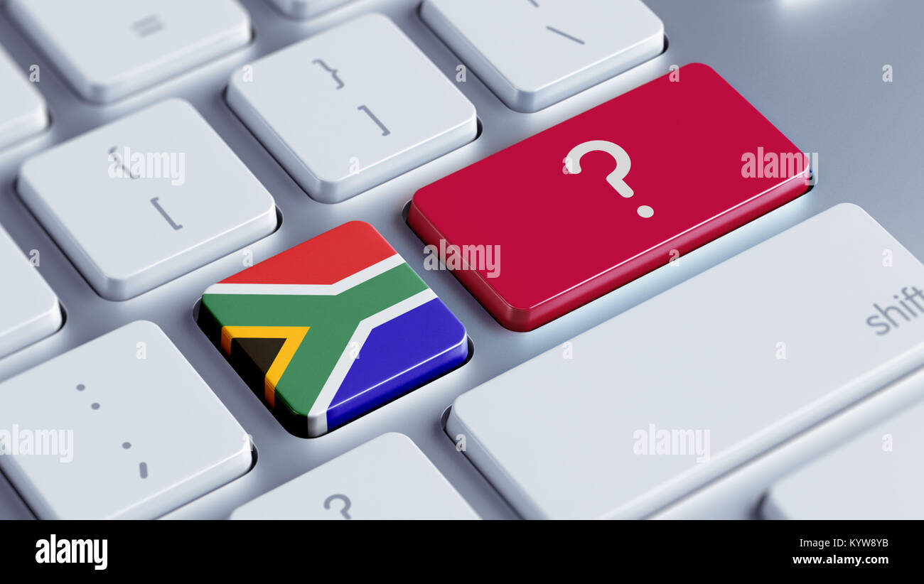 South Africa High Resolution Question Mark Concept Stock Photo - Alamy