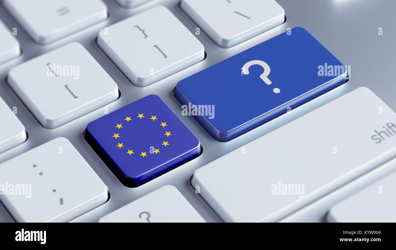 European Union High Resolution Question Mark Concept Stock Photo - Alamy