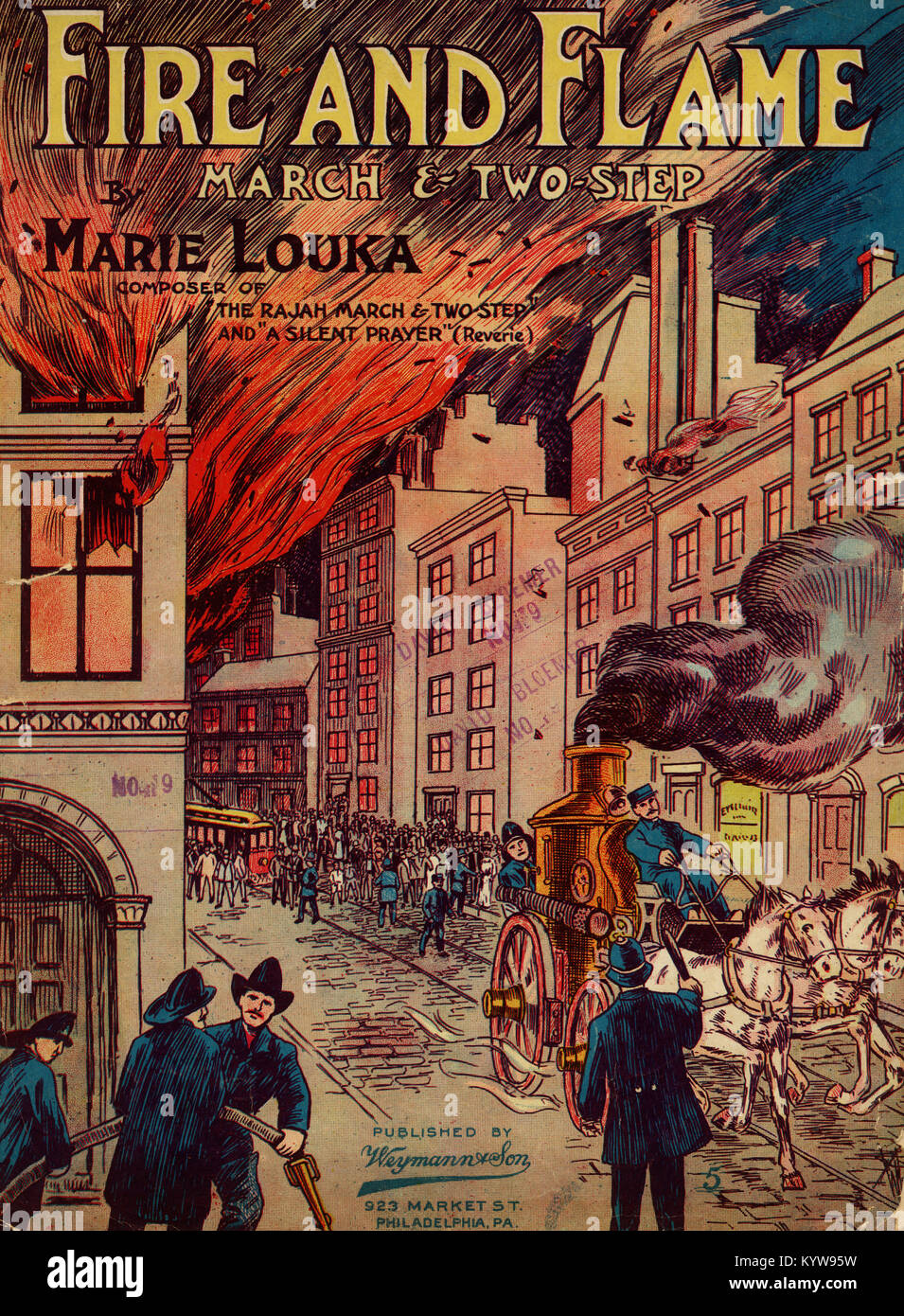 Fire & Flame March & Two Step Stock Photo - Alamy