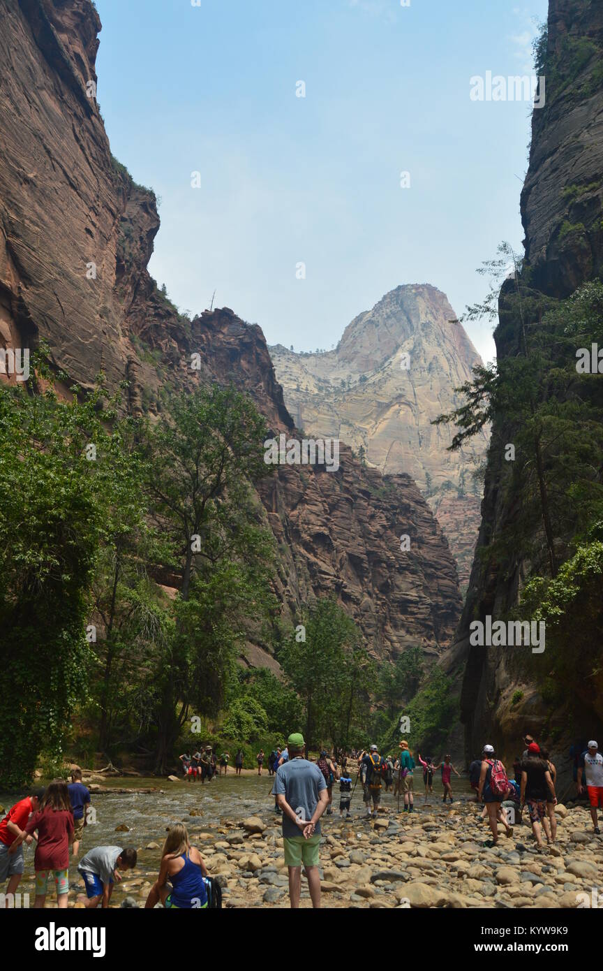 Nice Desfuladero With A Sinuous River Full Of Water Pools Where You Can ...