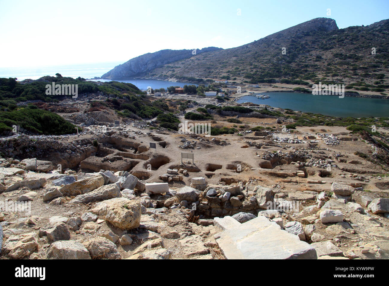 Ruins of Knidos and coast near Marmaris, Turkey Stock Photo - Alamy