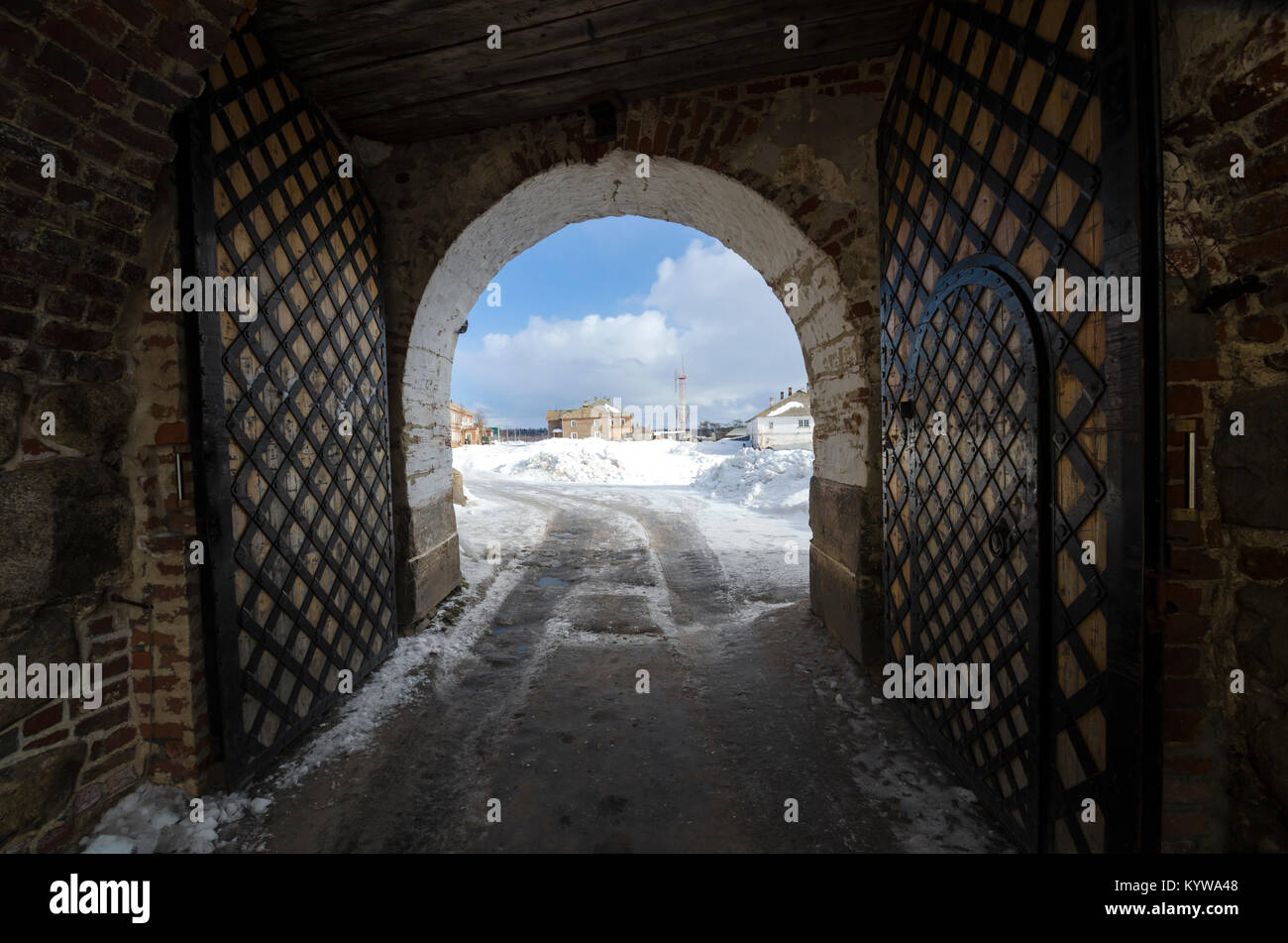 Sci Fi Fortress Gate