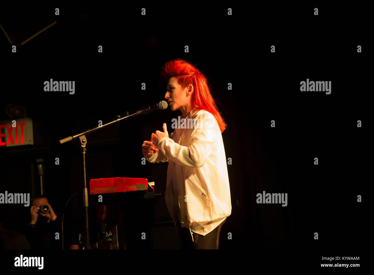 New York, NY - January 11, 2018: My Brightest Diamond with singer Shara ...