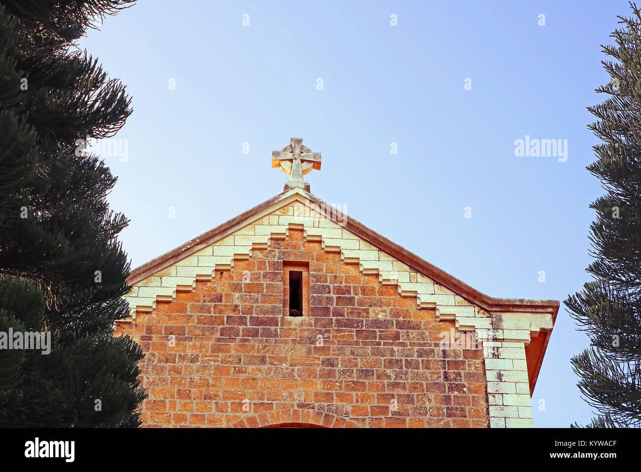 Top view of Latrun Trappist Monastery in Israel Stock Photo - Alamy