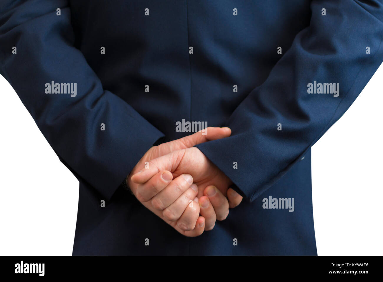 Folded arms behind back hi-res stock photography and images - Alamy