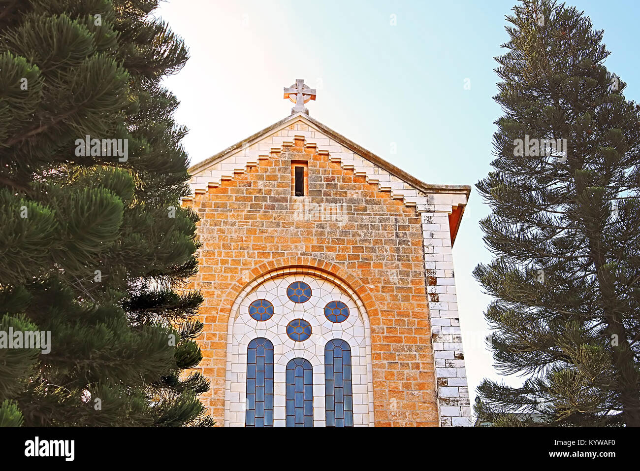 Top view of Latrun Trappist Monastery in Israel Stock Photo - Alamy