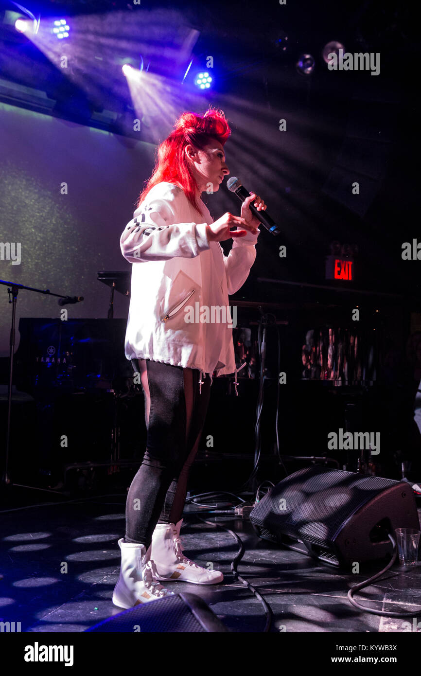 New York, NY - January 11, 2018: My Brightest Diamond with singer Shara ...