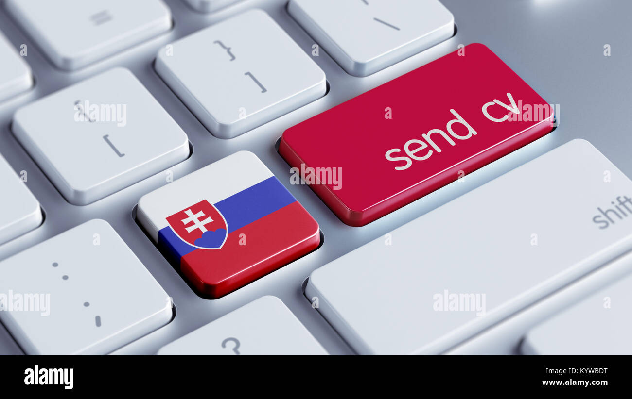 Slovakia High Resolution Send CV Concept Stock Photo - Alamy