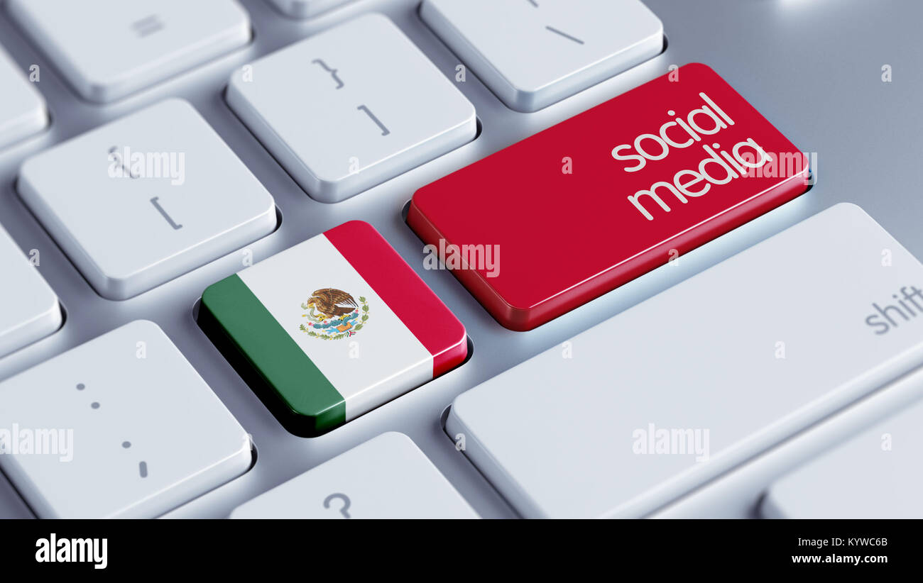 Mexico High Resolution Social Media Concept Stock Photo - Alamy
