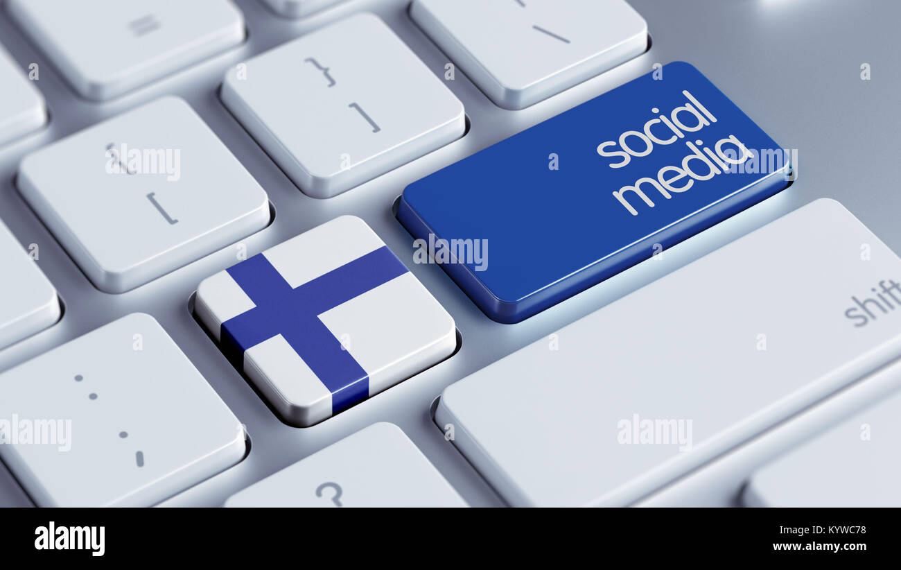 Finland High Resolution Social Media Concept Stock Photo - Alamy