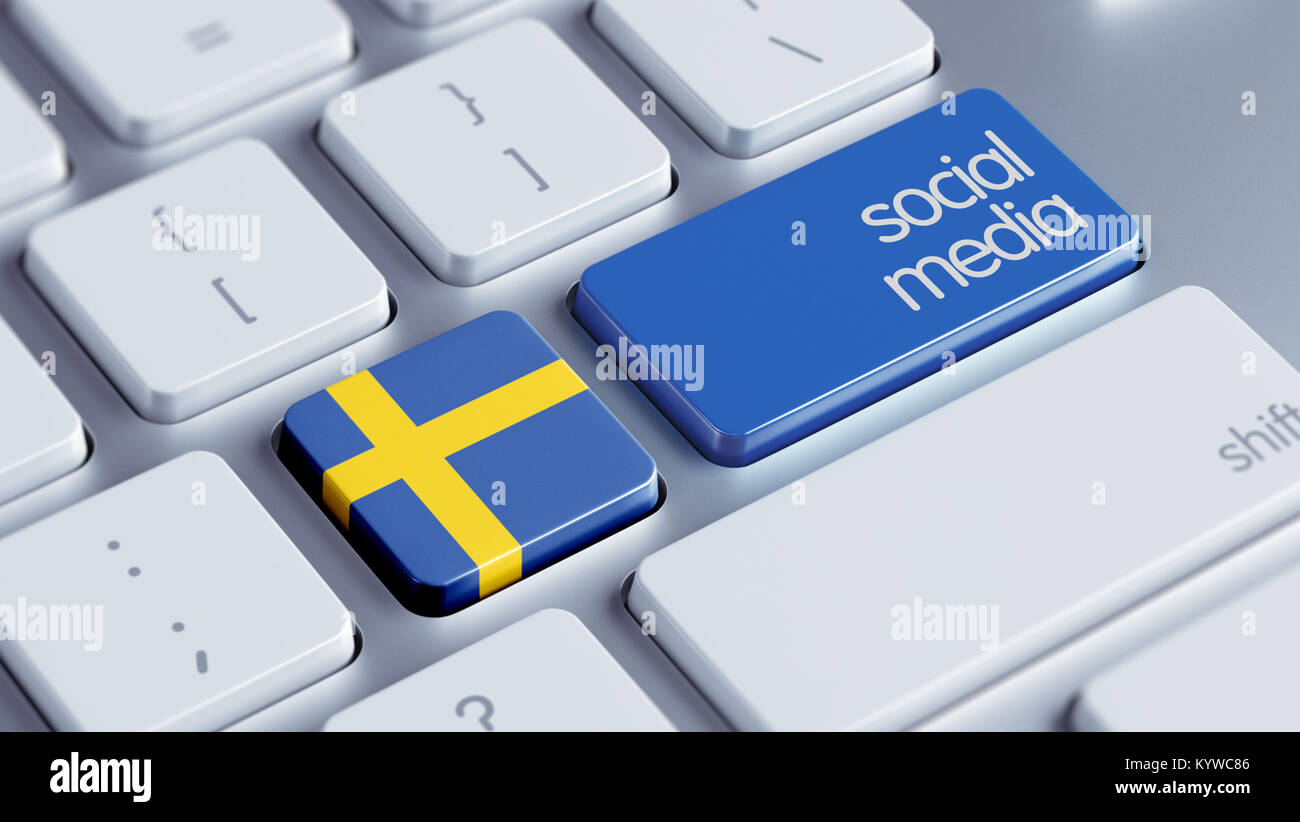 Sweden High Resolution Social Media Concept Stock Photo - Alamy