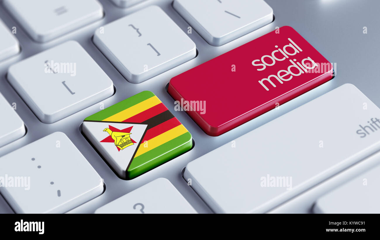 Zimbabwe High Resolution Social Media Concept Stock Photo - Alamy