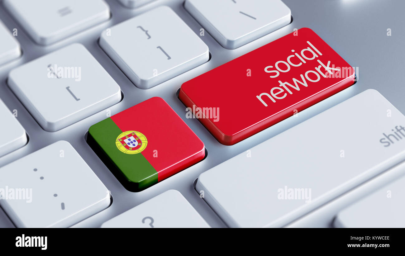 Portugal High Resolution Social Network Concept Stock Photo - Alamy